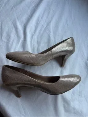 FIONI Clothing | Shoes | Fioni Clothing Silver Metallic Pointed Toe ...